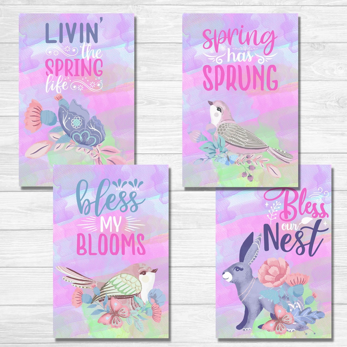 EASTER Printable Positive Affirmation Digital Card download - Etsy