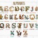 Animal Alphabet Poster, PRINTABLE Wall Art, Educational ABC Poster ...