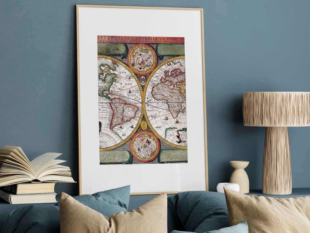 Antique Maps |vintage Maps|digital Prints| Digital Download|classic ...
