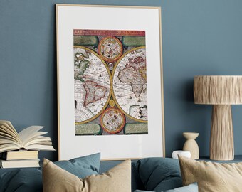 Antique Maps |vintage Maps|digital Prints| Digital Download|classic ...