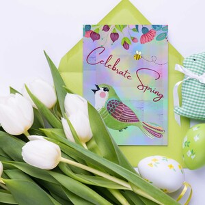 SPRING EASTER Printable Digital Card printable Download Spring Kit ...
