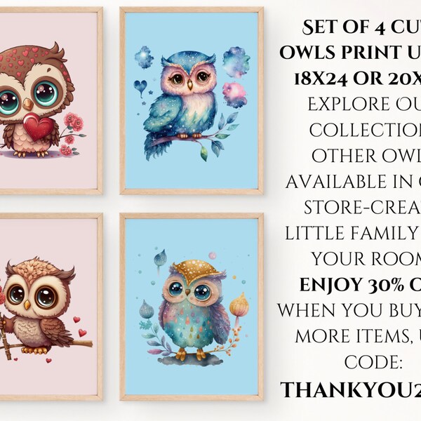 Owl Valentine Card - Etsy