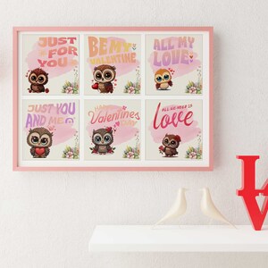 Printable Owl Valentine Love Affirmation Card Kid Owl Valentine Print ...