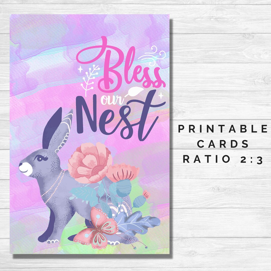 EASTER Printable Positive Affirmation Digital Card download - Etsy