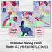 SPRING EASTER Printable Digital Card printable Download Spring Kit ...