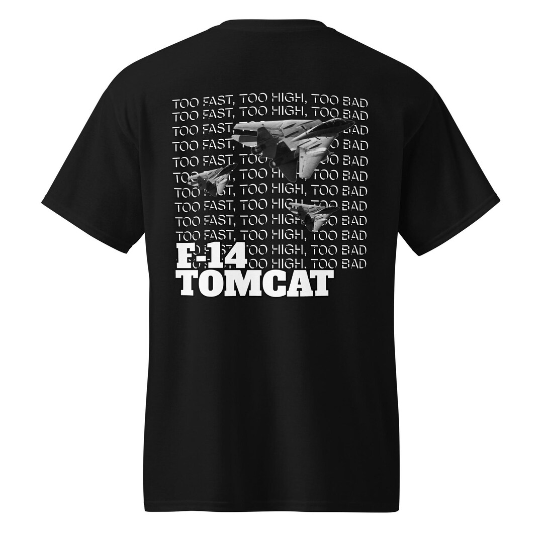 F-14 Tomcat Graphic Tee - Etsy