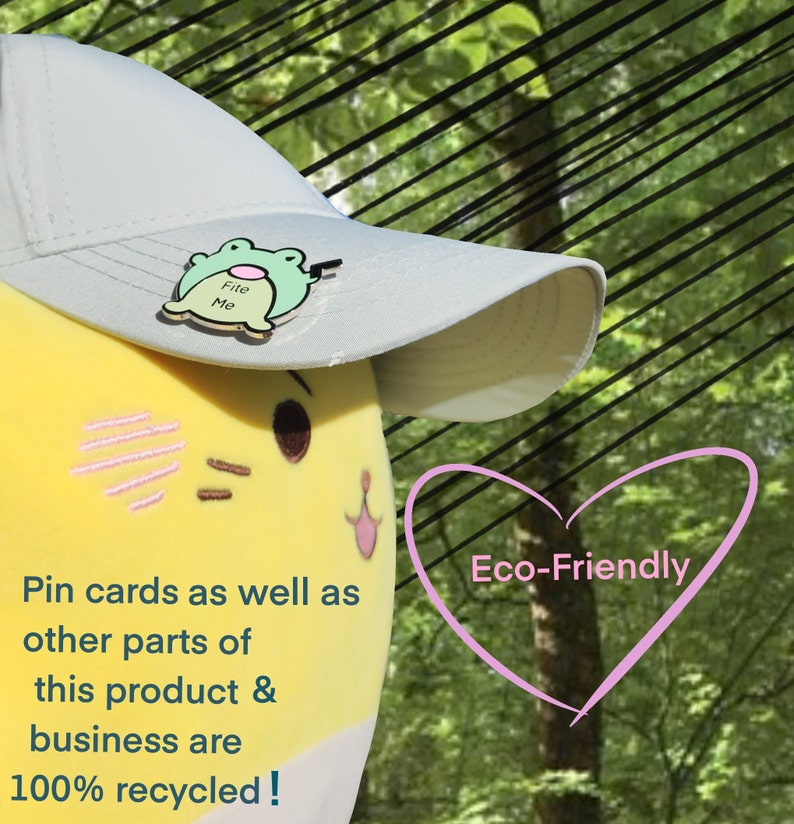 Froggy Enamel Pin: Fite Me Kawaii Pin - Etsy