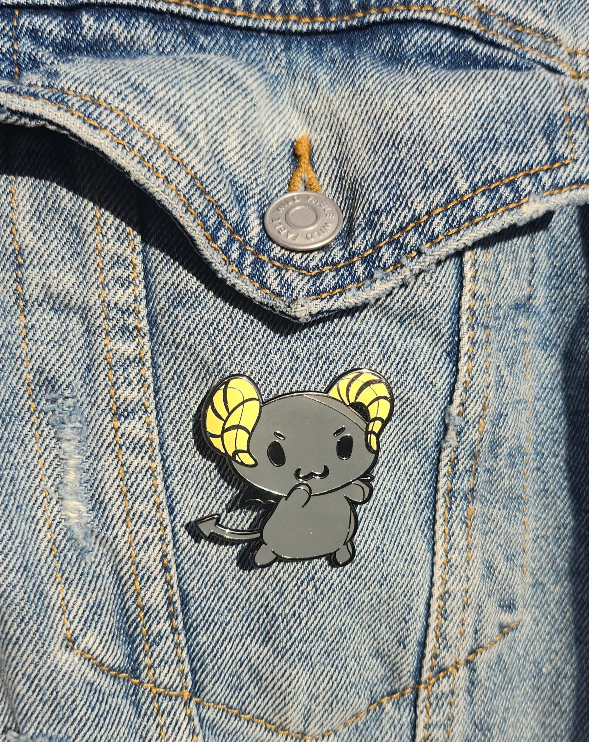 Lloromannic SANRIO Inspired Fanart BATTY BOI Pin Sanrio Bat Devil Pin ...