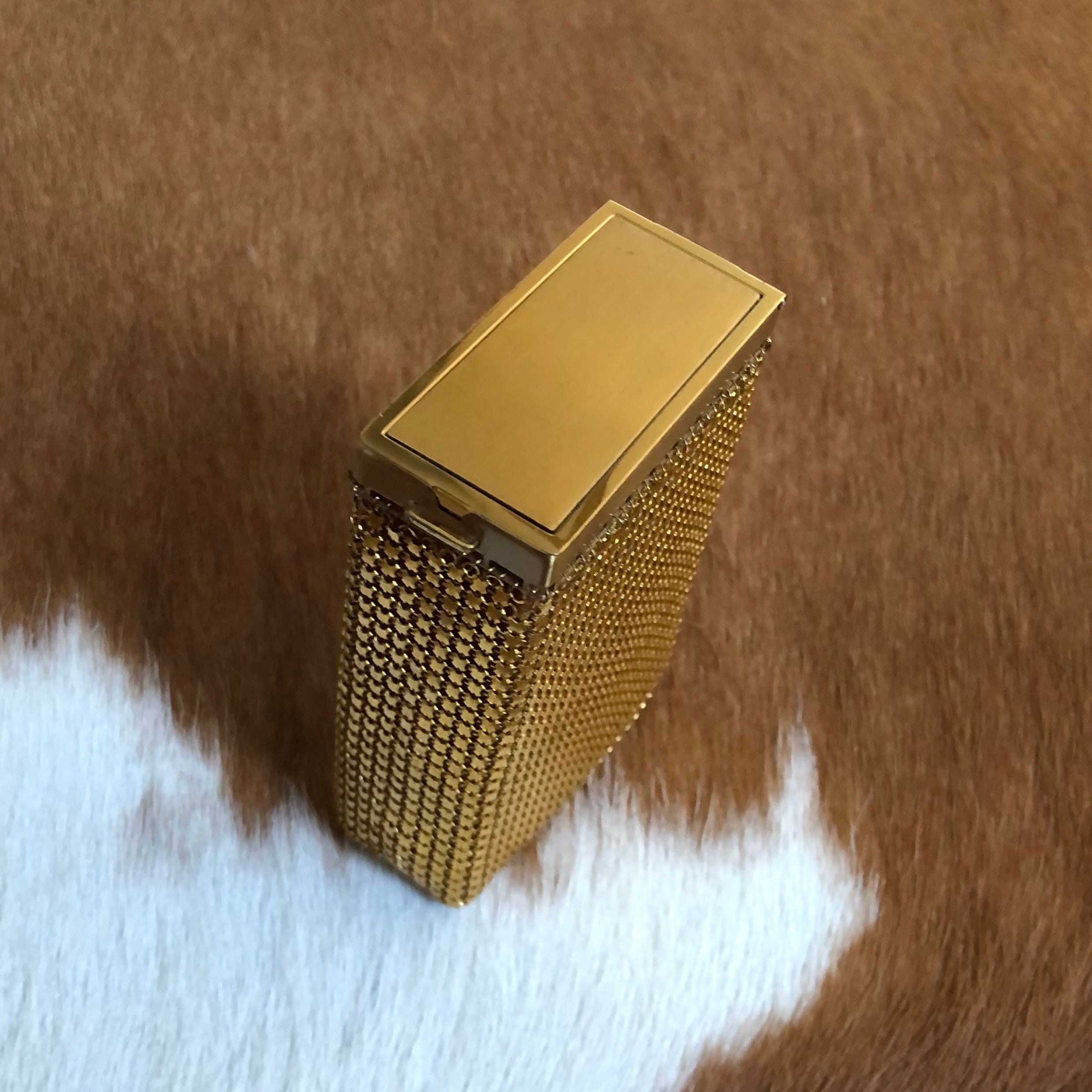 Vintage Mcm Gold Mesh Cigarette Case Box, Whiting Davis 20s Flapper ...