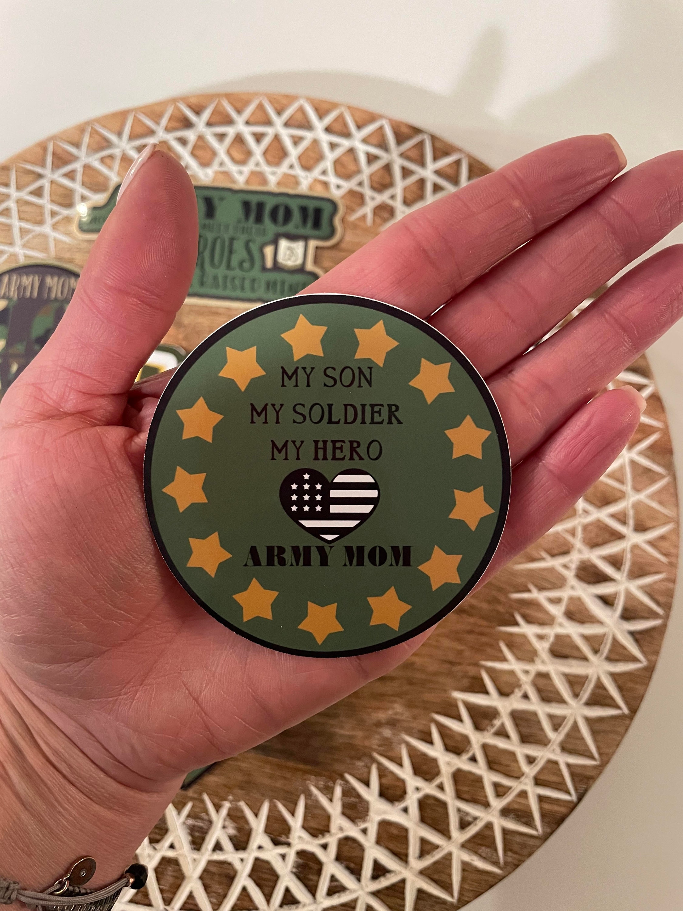 Army Mom Sticker Pack - Etsy