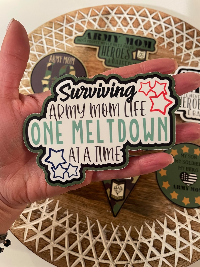 Army Mom Sticker Pack - Etsy