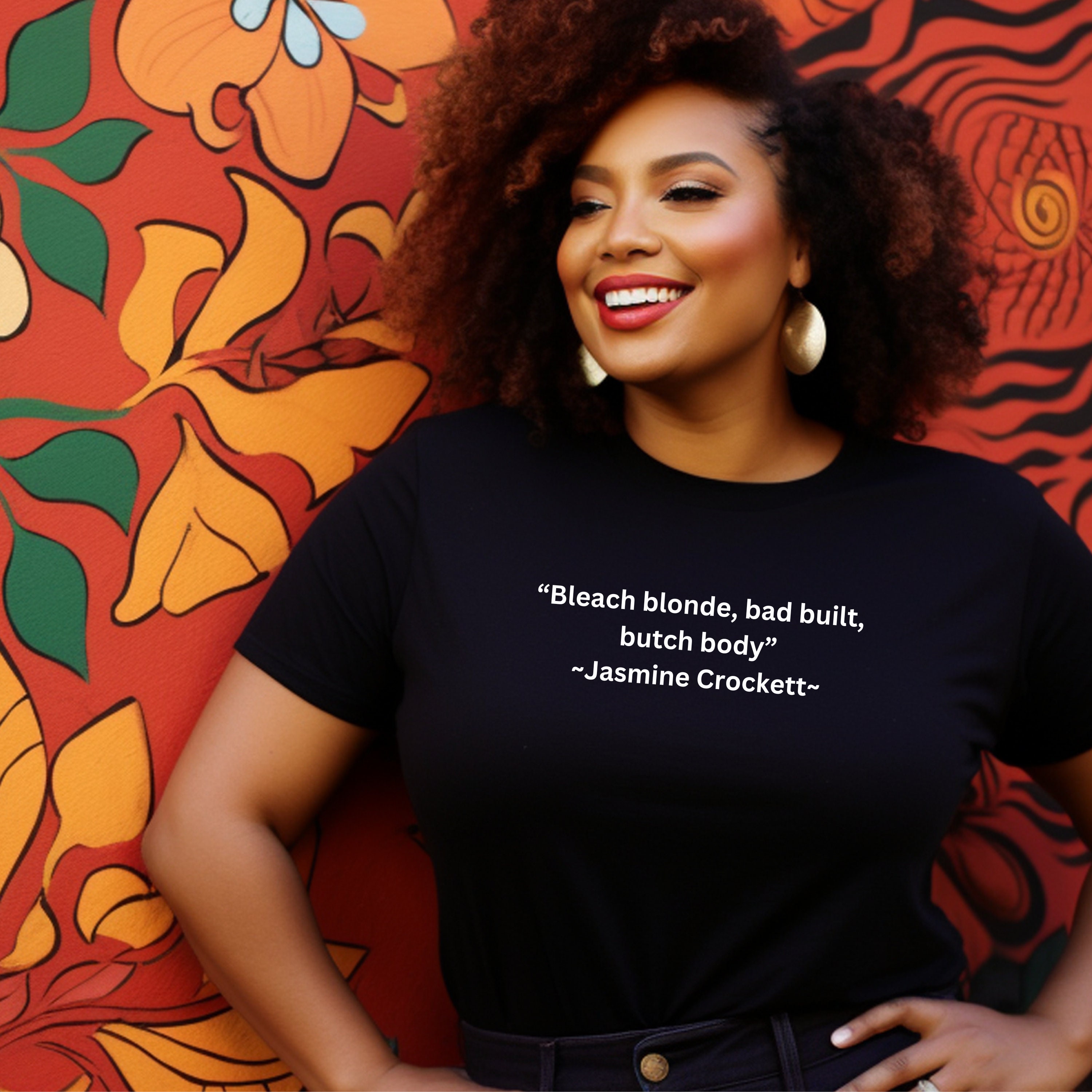 Beach Blonde Bad Built Butch Body Shirt Funny Shirt Jasmine Crockett ...