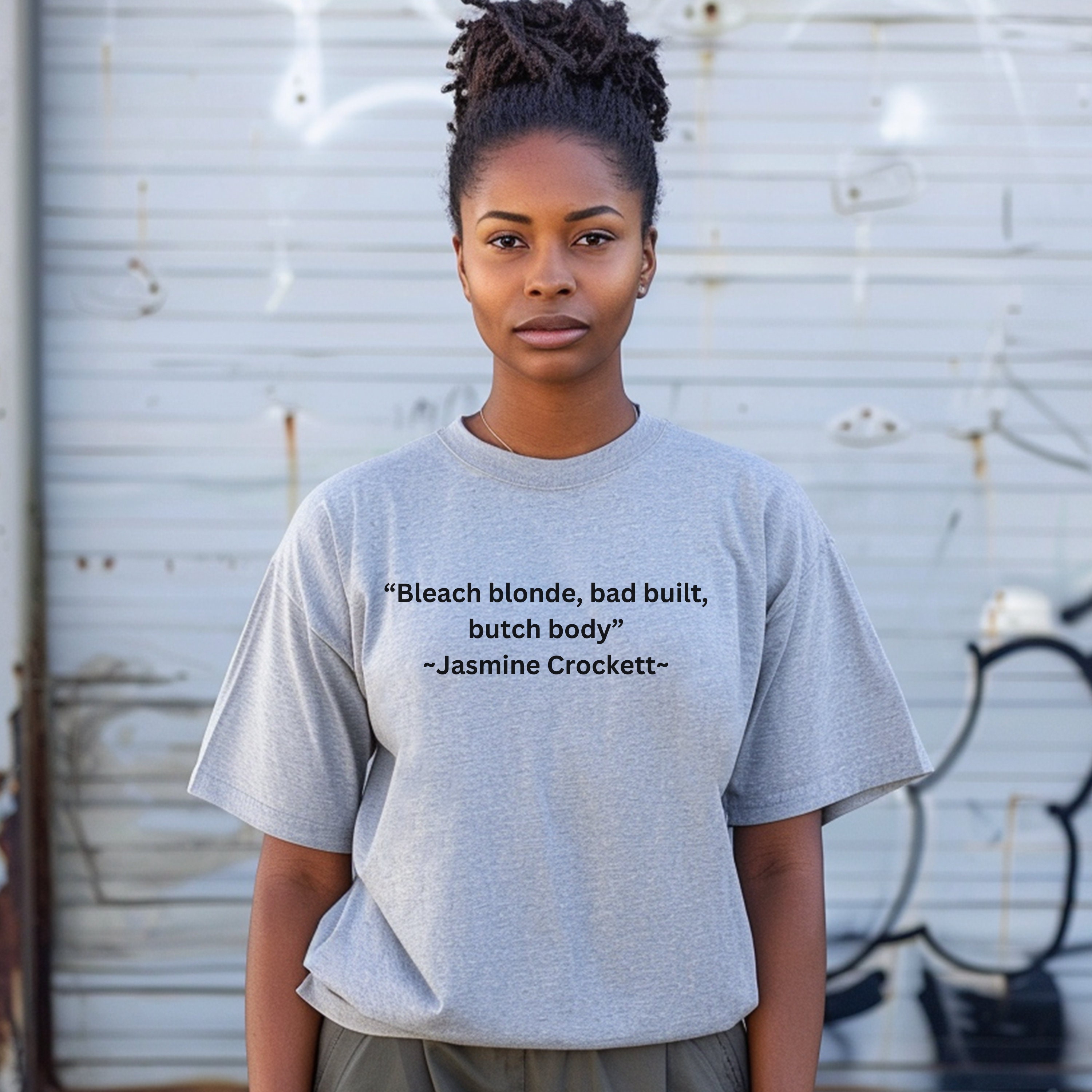 Beach Blonde Bad Built Butch Body Shirt Funny Shirt Jasmine Crockett ...