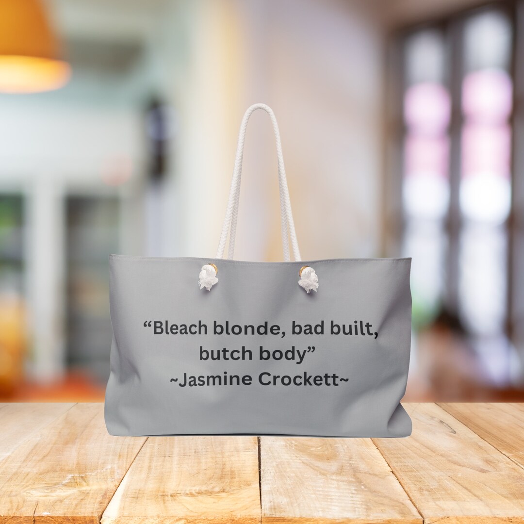Beach Blonde Bad Built Butch Body Bag Funny Bag Jasmine Crockett Qoute ...