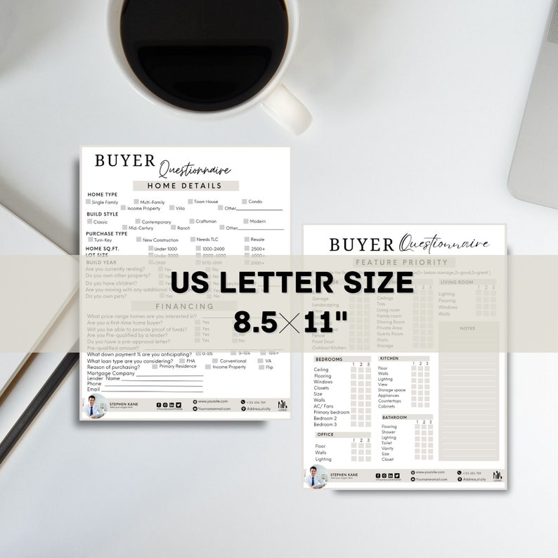 Buyer Consultation Questionnaire, Buyer Intake Form, Buyer Consultation ...