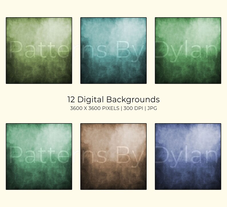 PORTRAIT STUDIO TEXTURES Digital Photo Backgrounds Pack, Downloadable ...