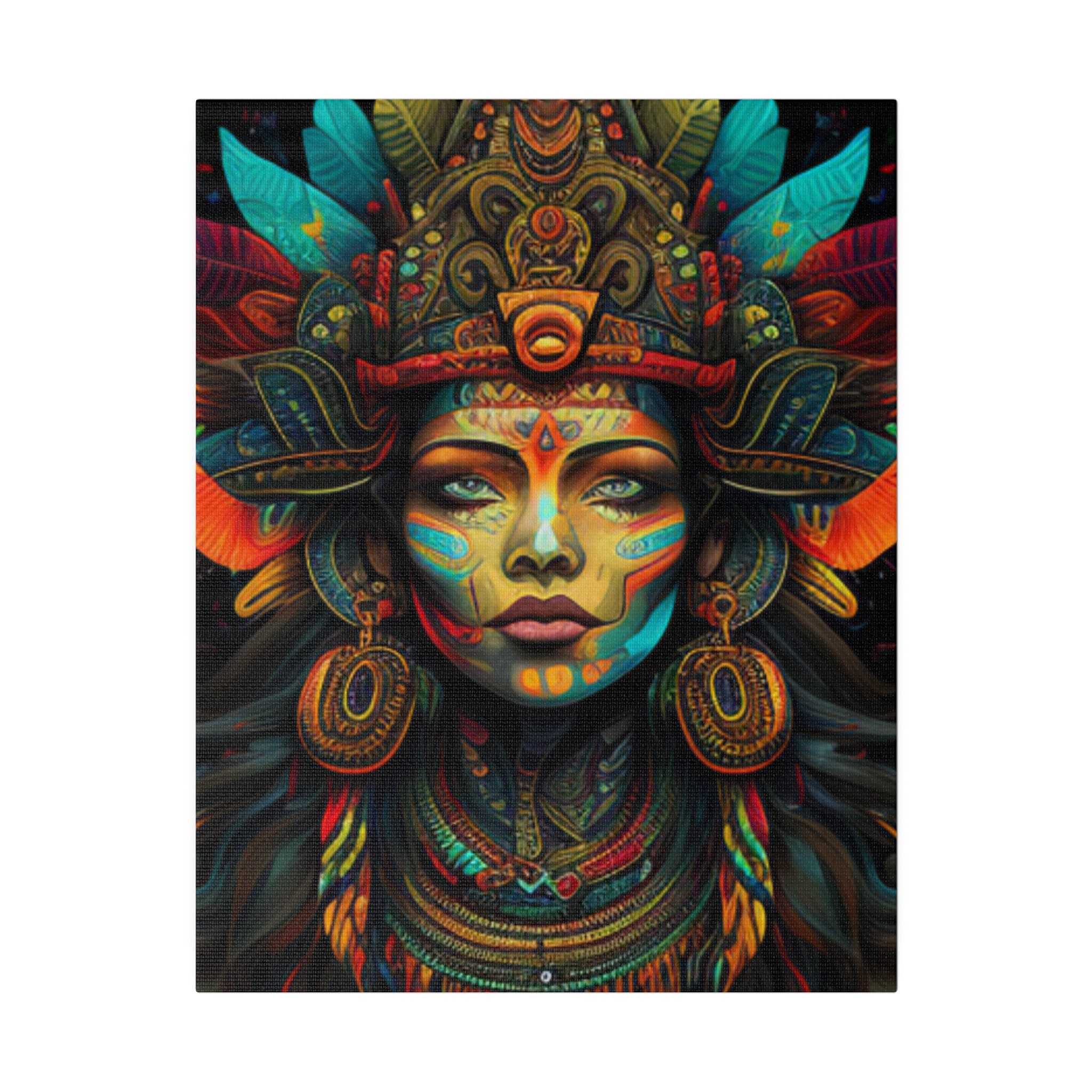 Mayan Goddess Wall Art, Mayan Goddess, Motivational Wall Art ...