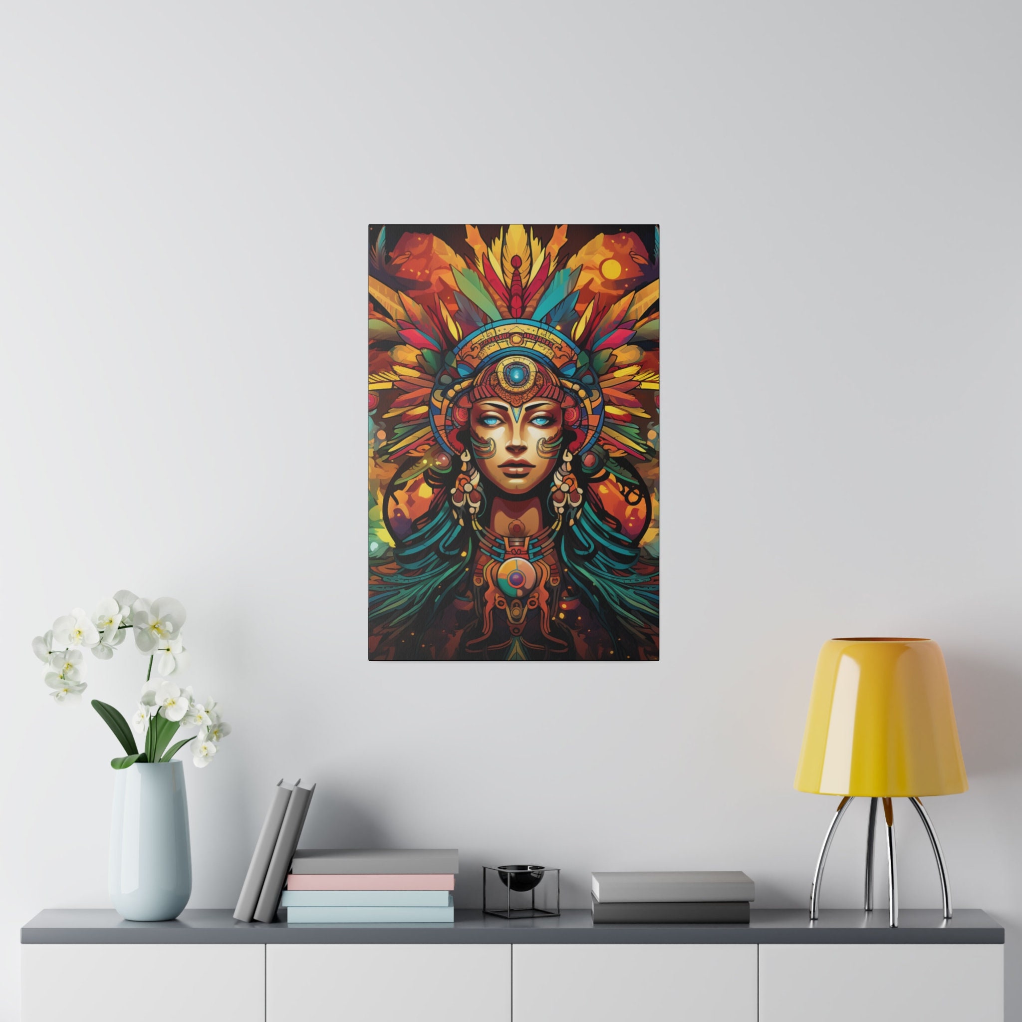 Aztec Goddess Wall Art, Goddess Wall Art, Digital Download, Digital ...