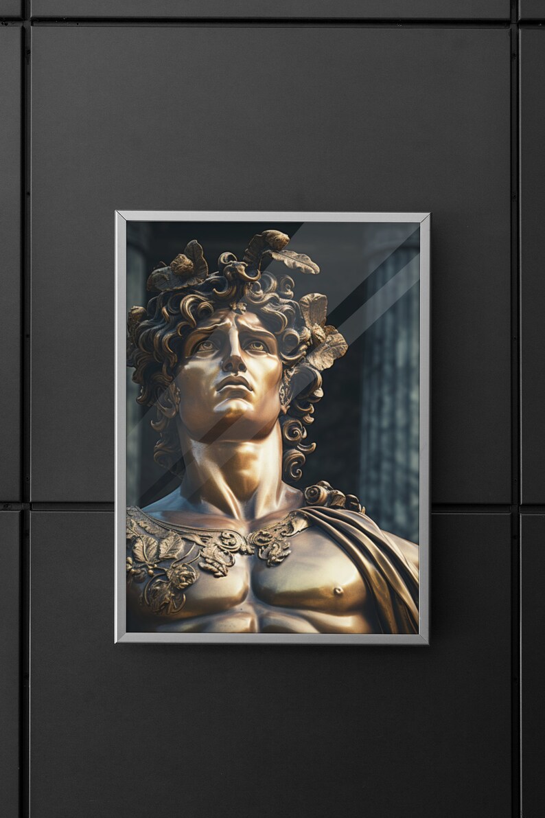 Apollo Wall Art, Greek God Apollo, Wall Art, Digital Download, Digital ...