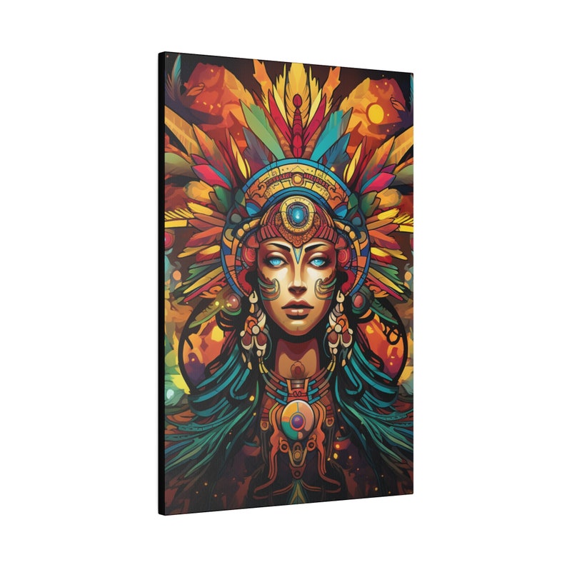 Aztec Goddess Wall Art, Goddess Wall Art, Digital Download, Digital ...