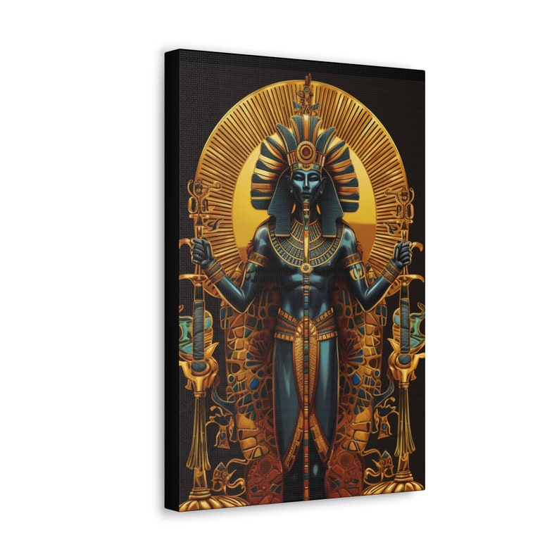 Osiris God Wall Art, Egyptian God Osiris Wall Art, Home Wall Art ...