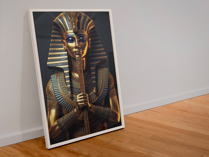 Pharaoh God, Egyptian Art, Wall Art, Digital Download, Digital Print ...