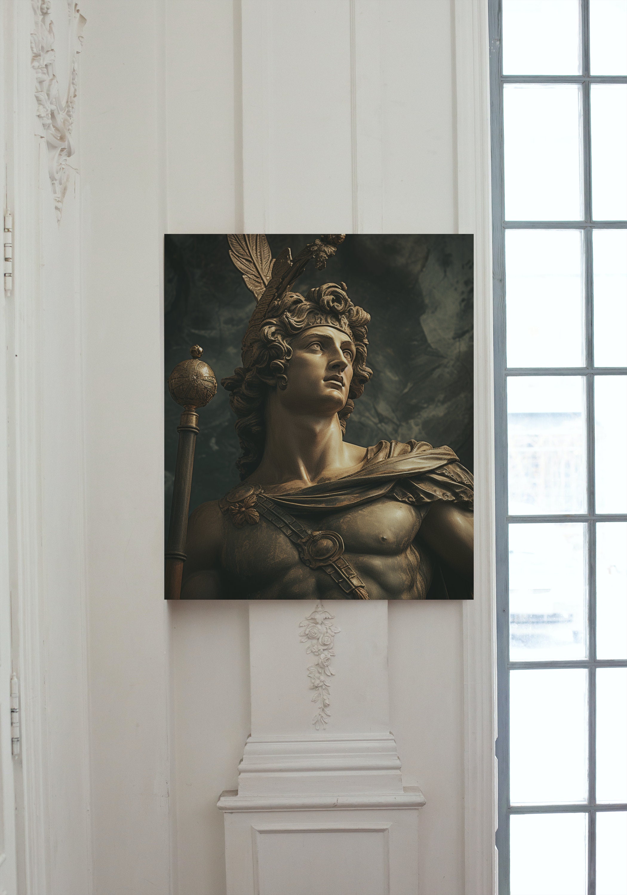 Greek God Apollo Wall Art, Apollo God Wall Art, Digital Download Art ...