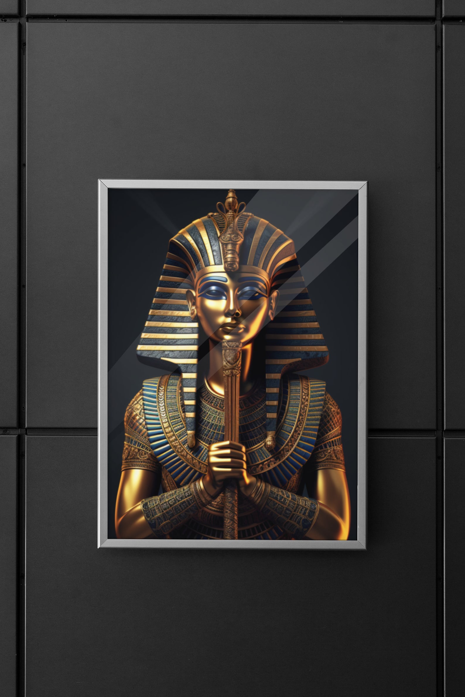 Pharaoh God, Egyptian Art, Wall Art, Digital Download, Digital Print ...