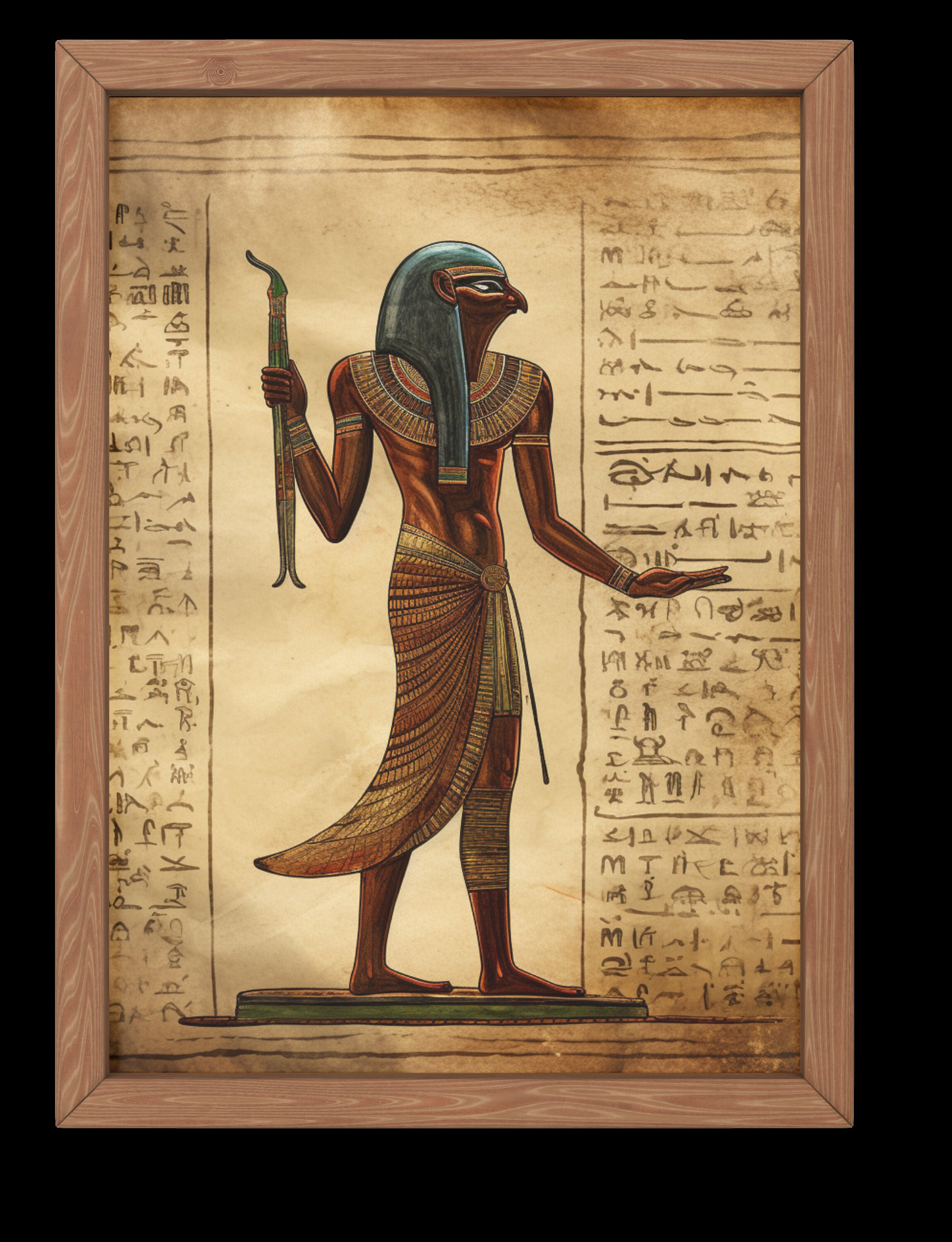 Ancient Thoth God Wall Art, Egyptian Wall Art, Digital Download ...