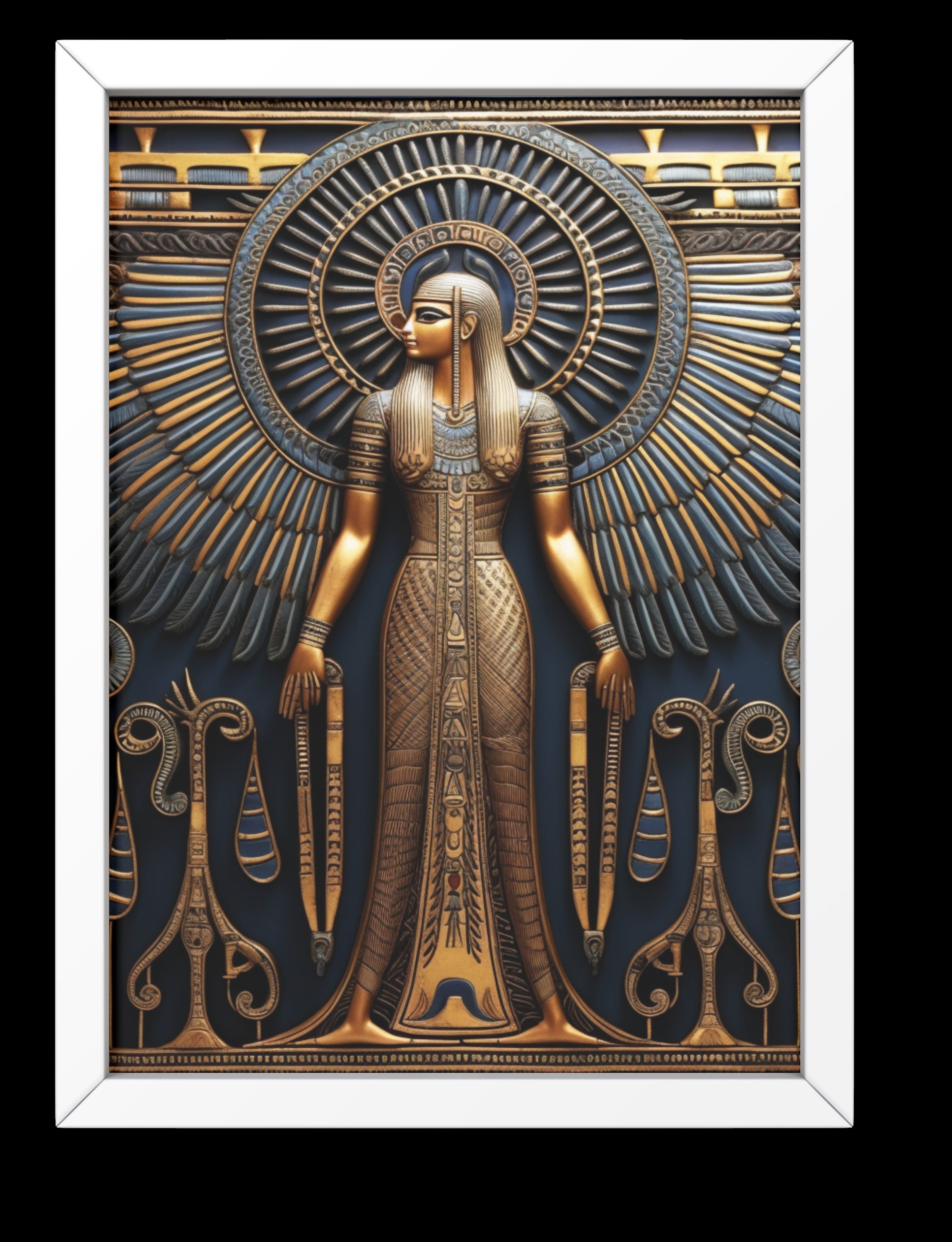 Goddess Isis Art, Egyptian Goddess Wall Art, Digital Download, Digital ...