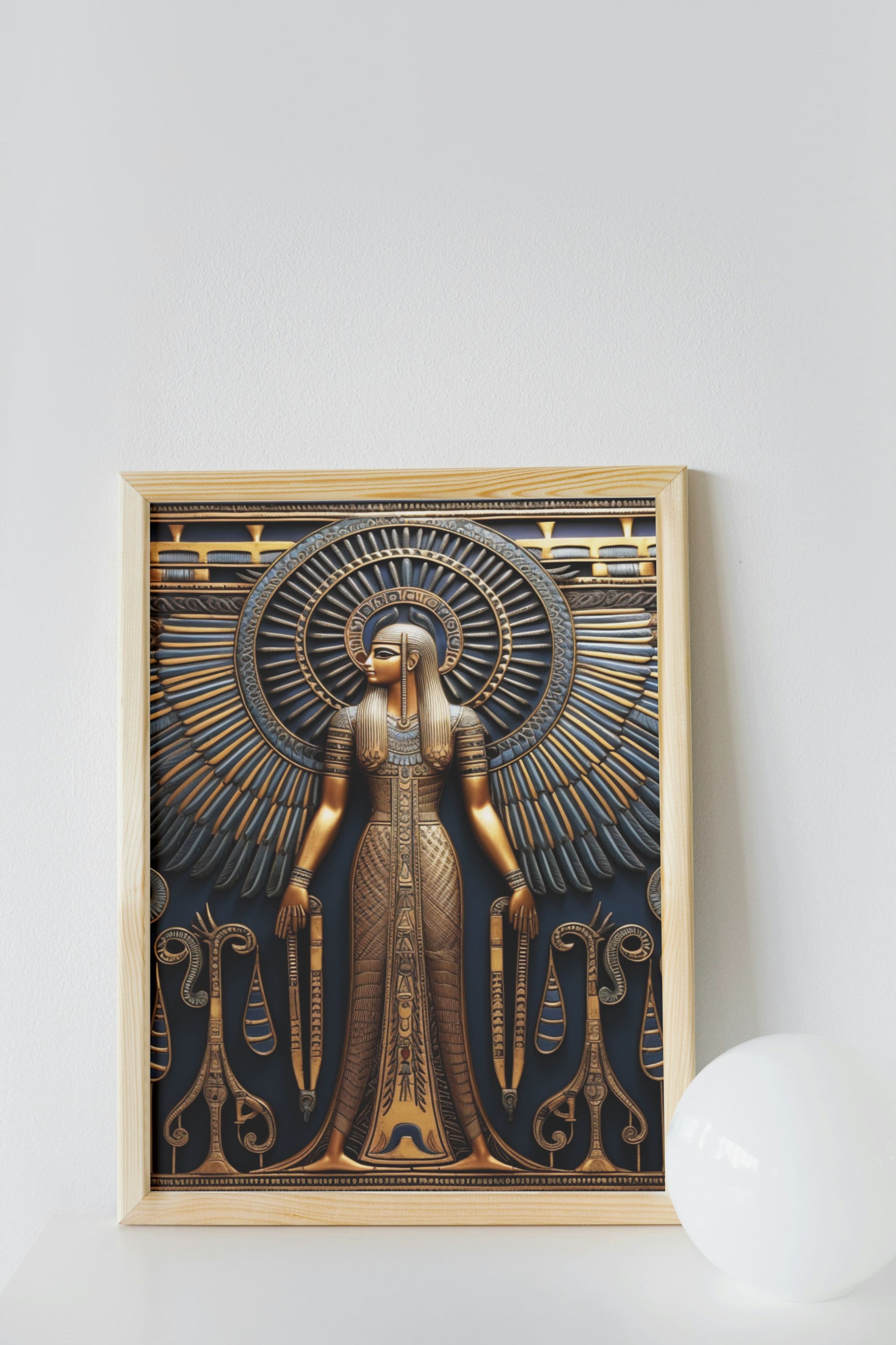 Goddess Isis Art, Egyptian Goddess Wall Art, Digital Download, Digital ...