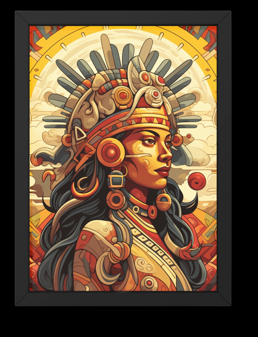 Inca Goddess Wall Art, Wall Art, Digital Download, Digital Files ...