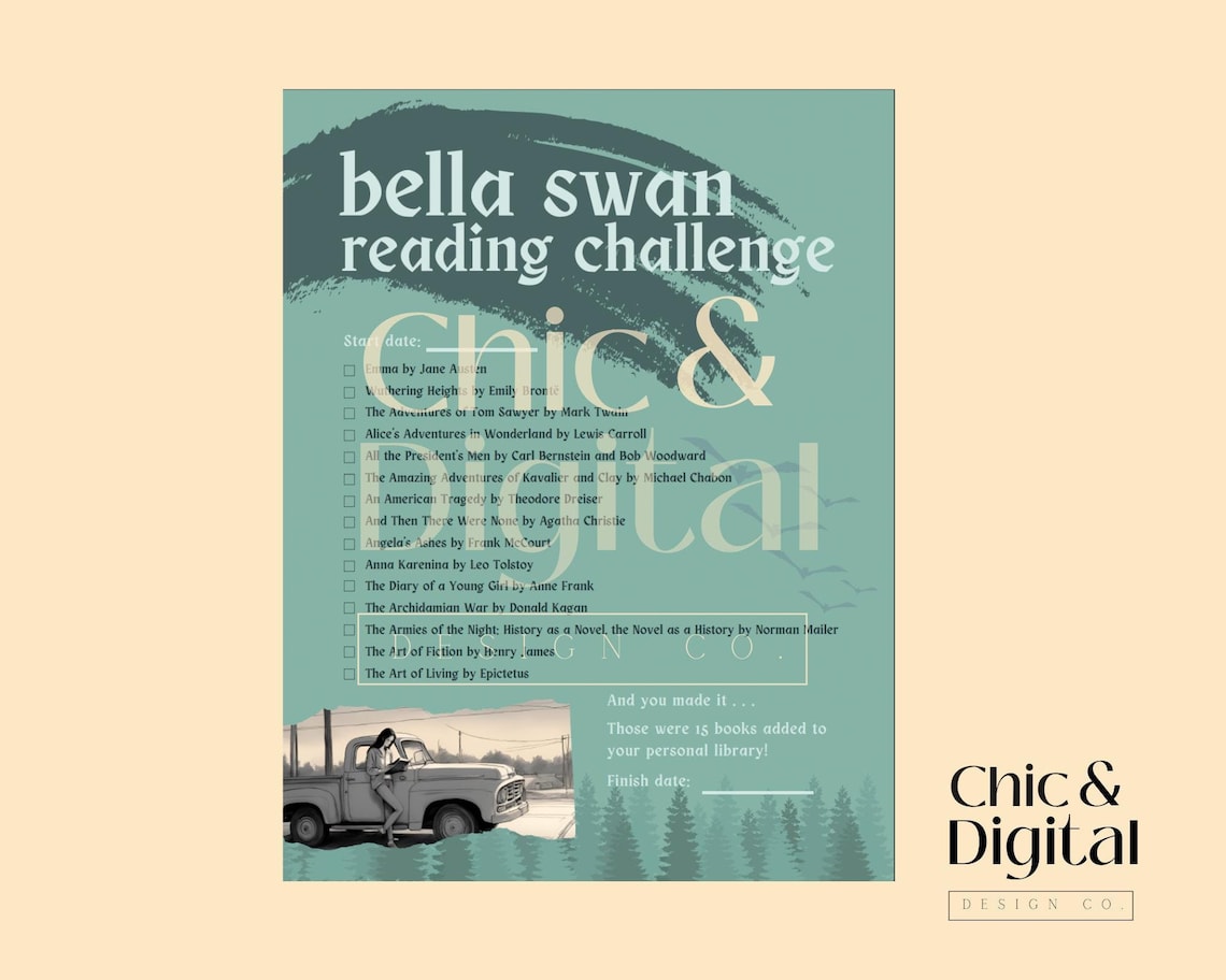 Bella Swan Reading Challenge List | Twilight | PDF | Digital ...