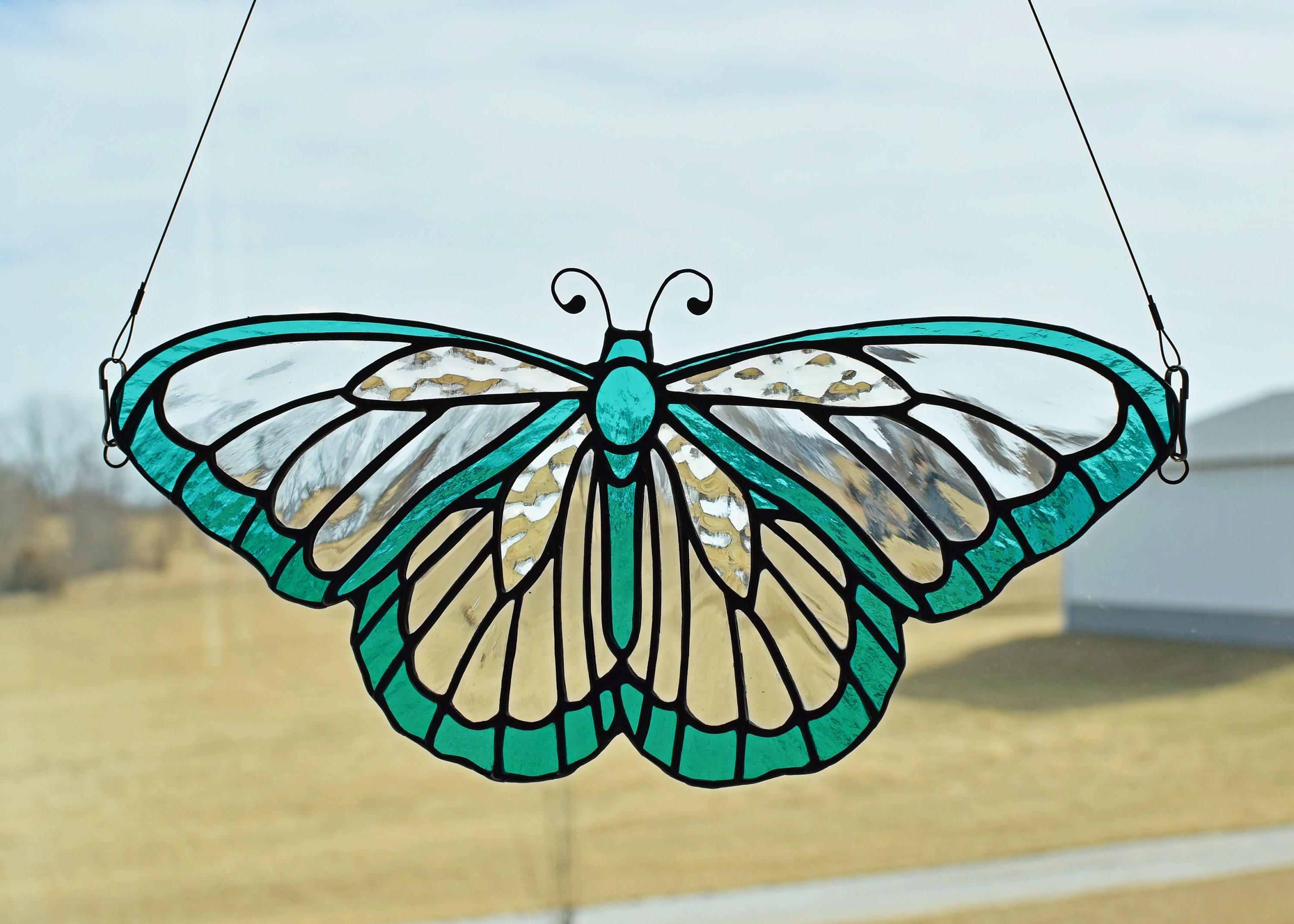 Butterfly 1 Stained Glass Pattern HOBBY LICENSE - Etsy