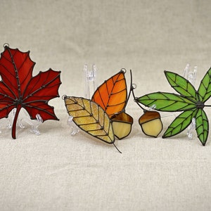 Fall Leaves, Stained Glass Pattern - Hobby License - Etsy