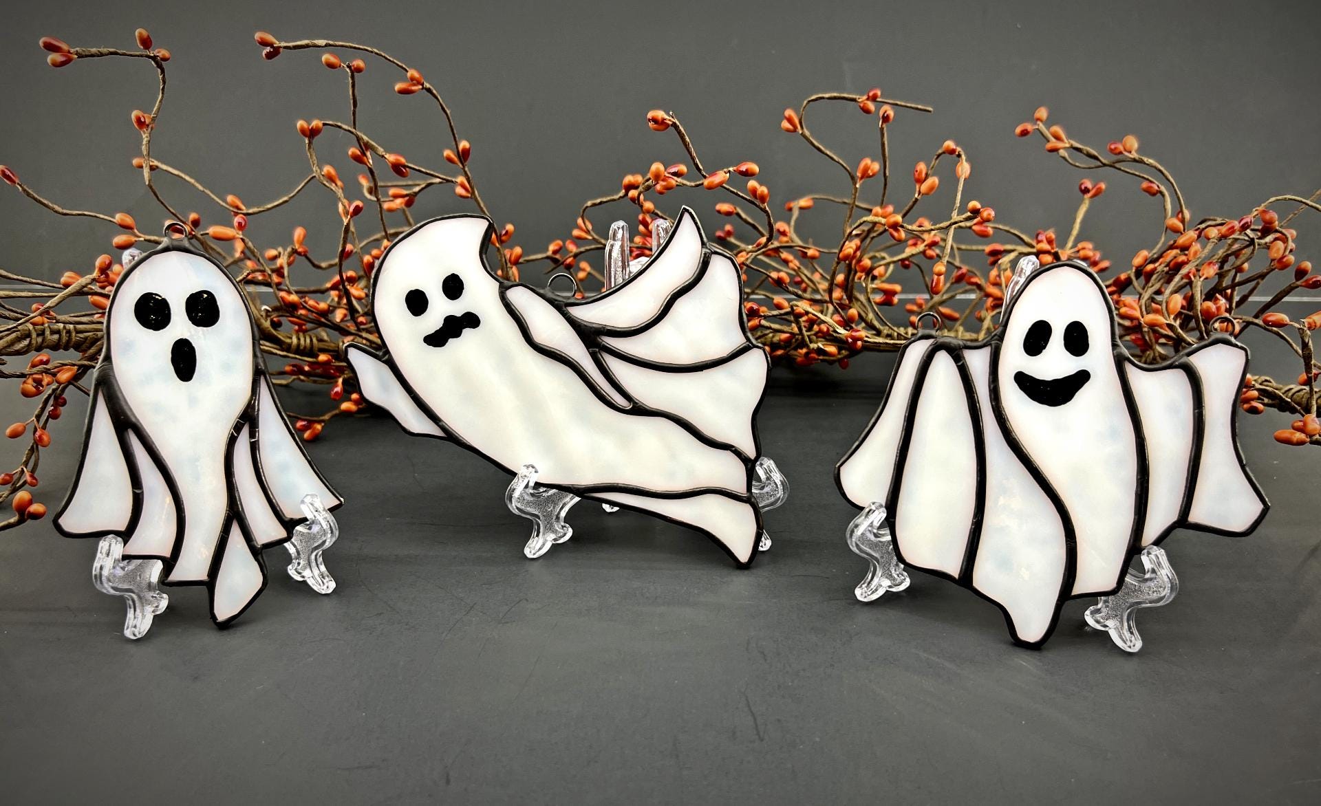 Ghost Friends, Stained Glass Pattern - Hobby License - Etsy