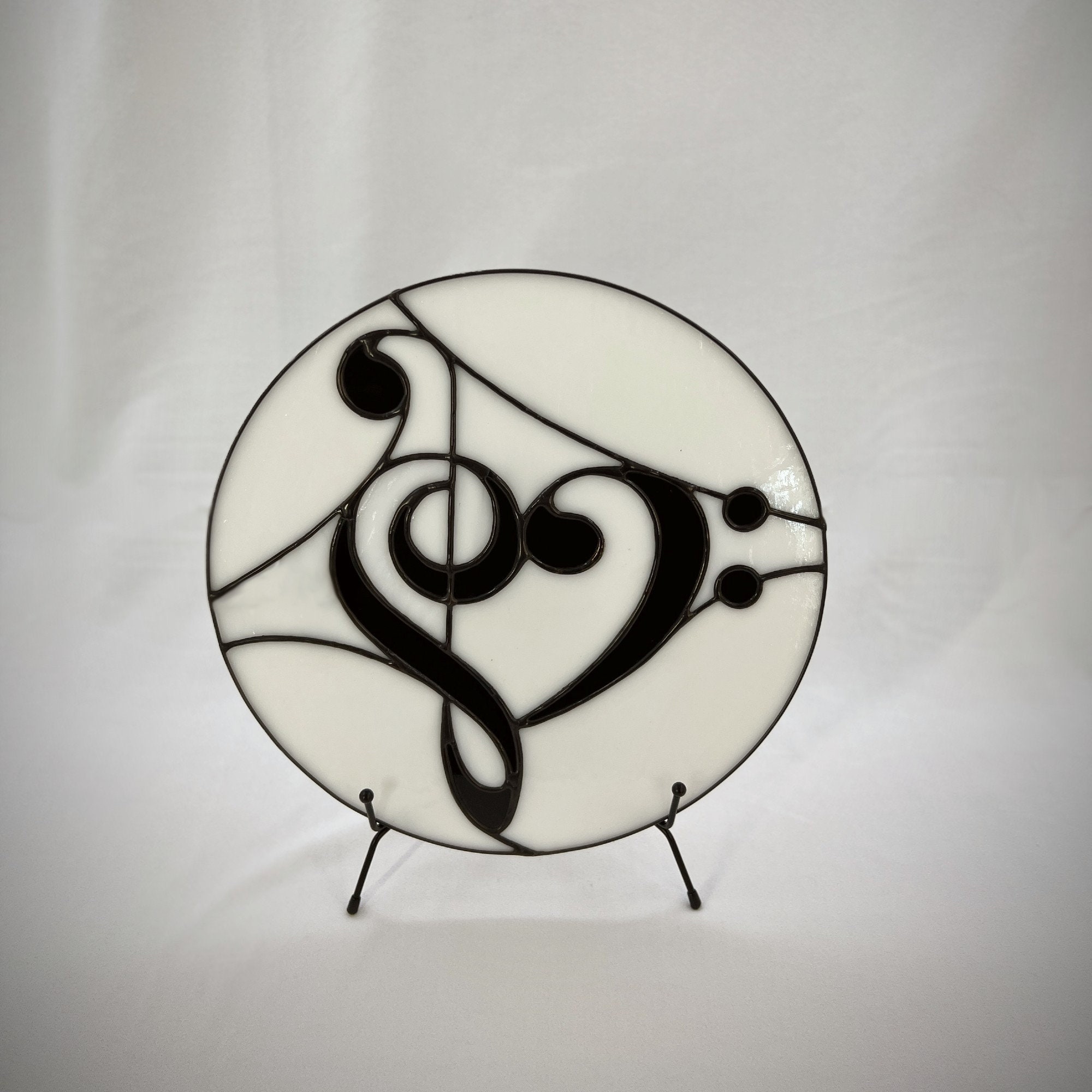 Music Heart - Stained Glass Pattern - Hobby License - Etsy