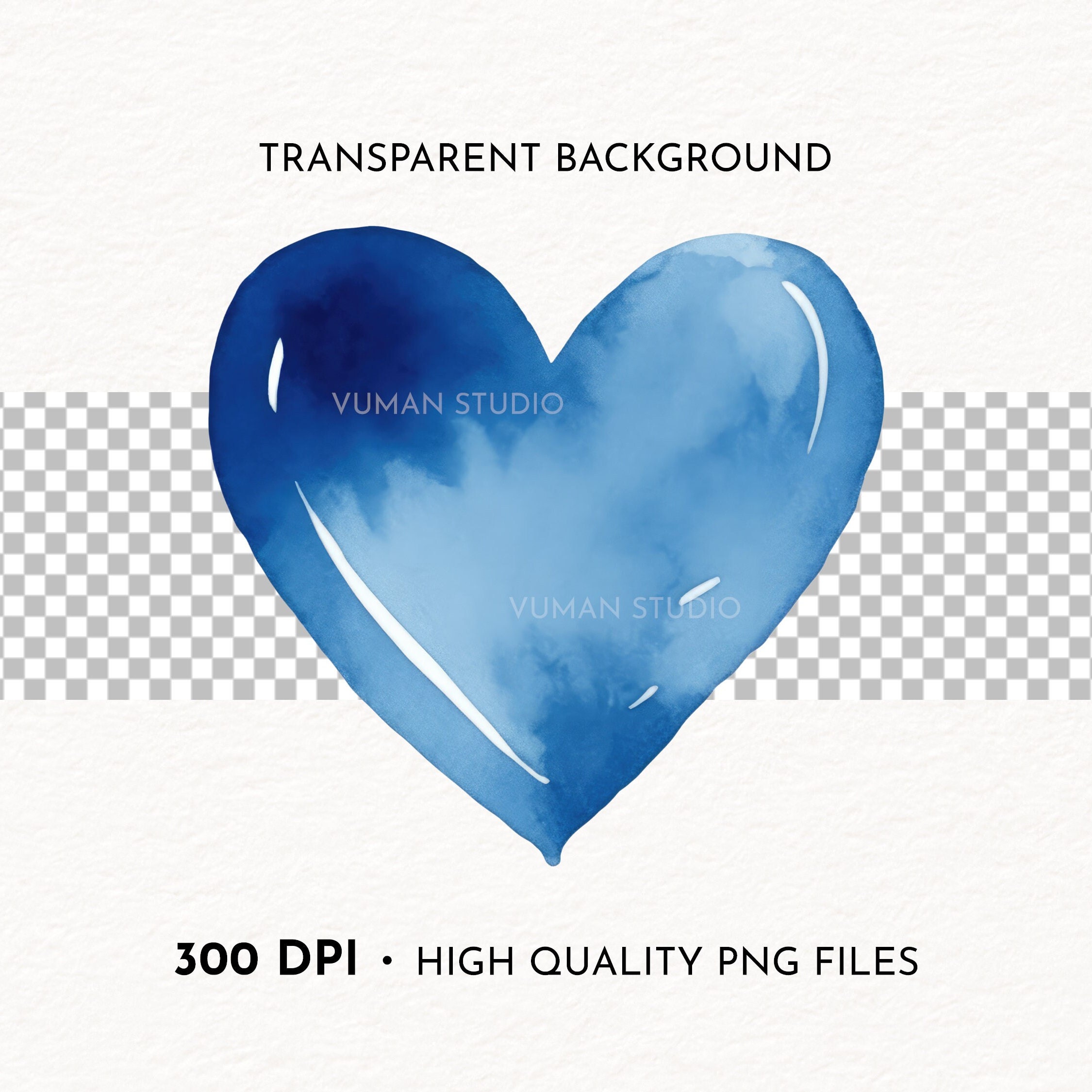 Heart | Watercolor Clipart Set |valentine PNG | Love Illustation | Free ...