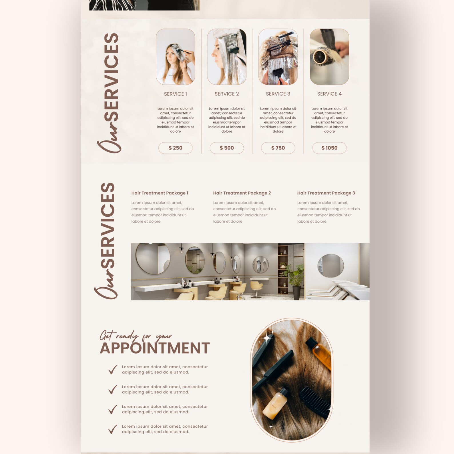 10 Editable Acuity Template, Acuity Scheduling Template, Hair Stylist ...