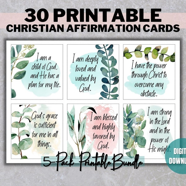Christian Vision Board Printables - Etsy