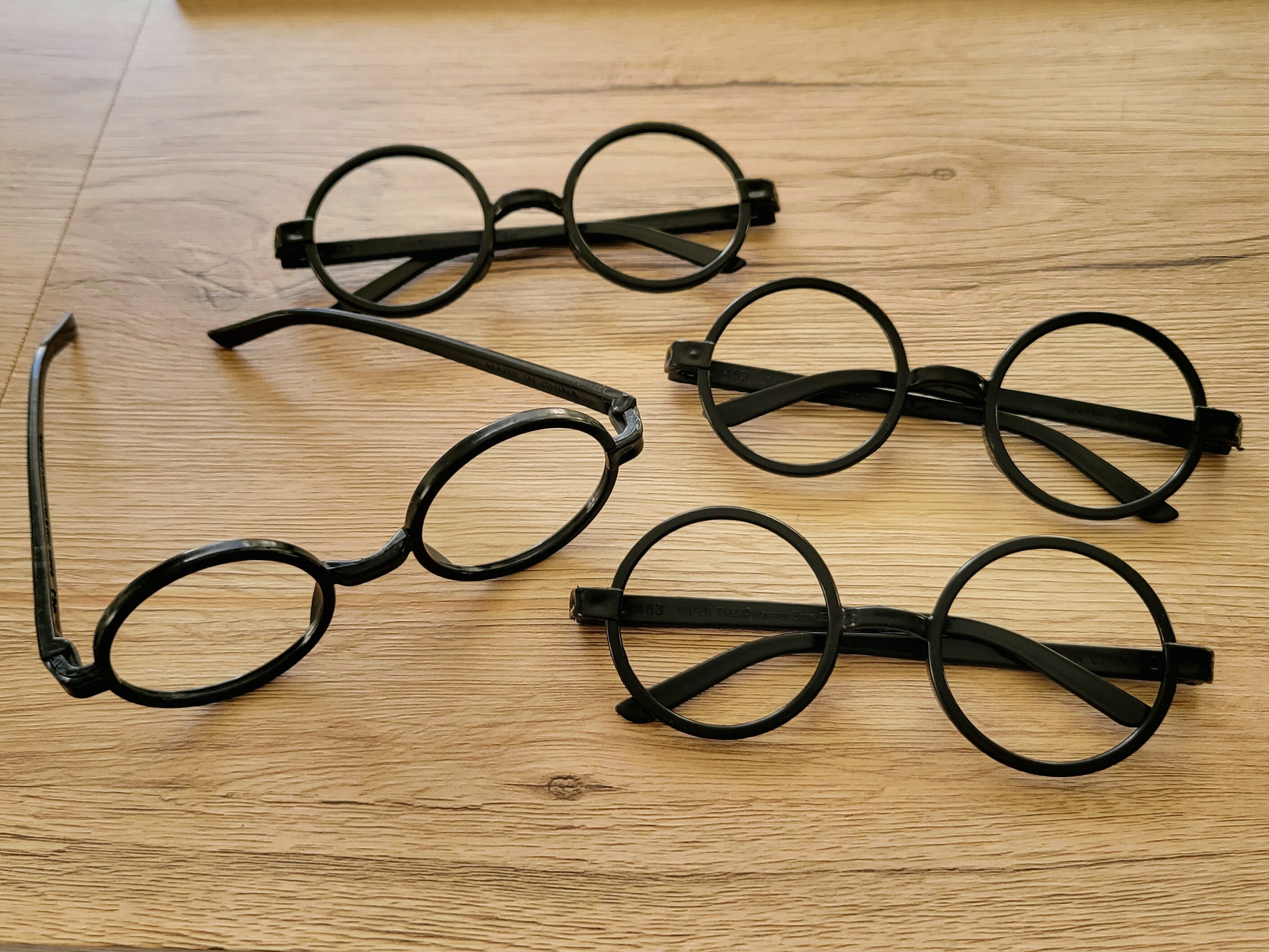 Kids Wizard Costume Glasses: Round Plastic Frames - Etsy