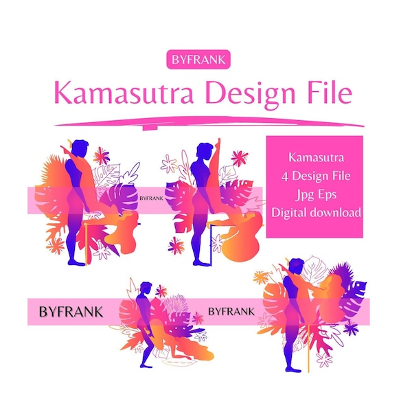 Kamasutra Clip Art - Etsy