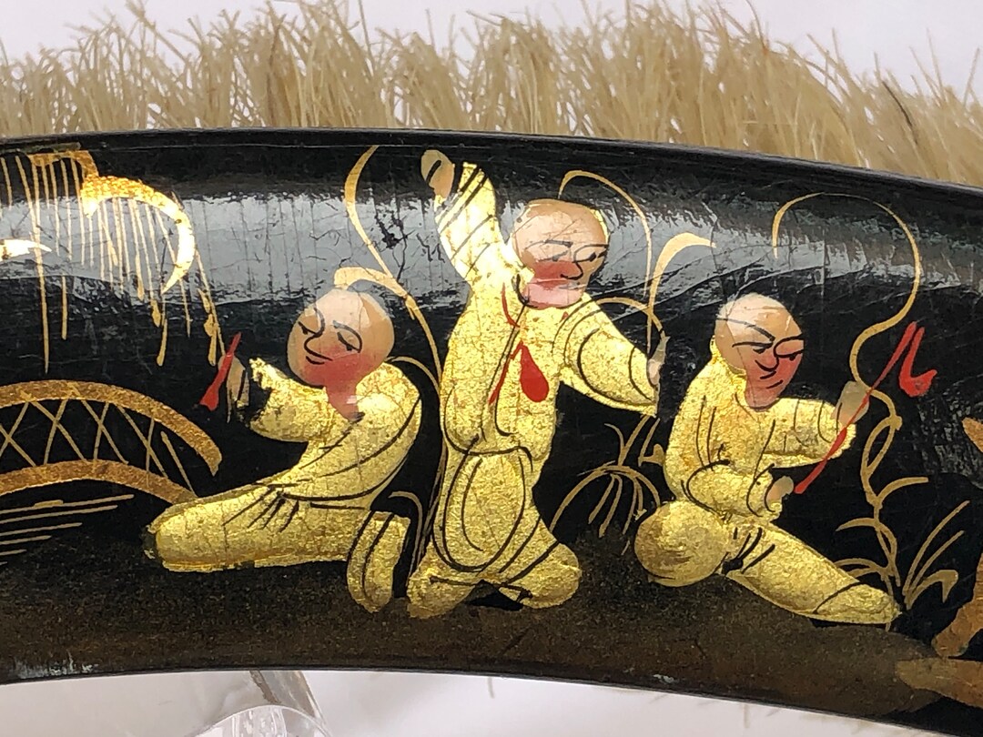 Antique French Crumb Collector From the Napoleon III Period Painted by ...