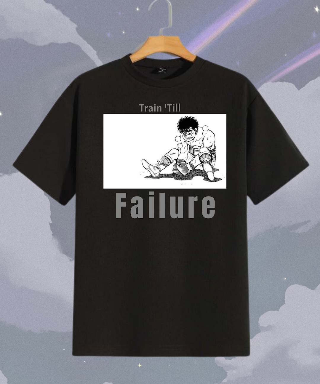 Train Till Failure Gym Shirt, Workout Anime Tee, Bodybuilding Shirt ...