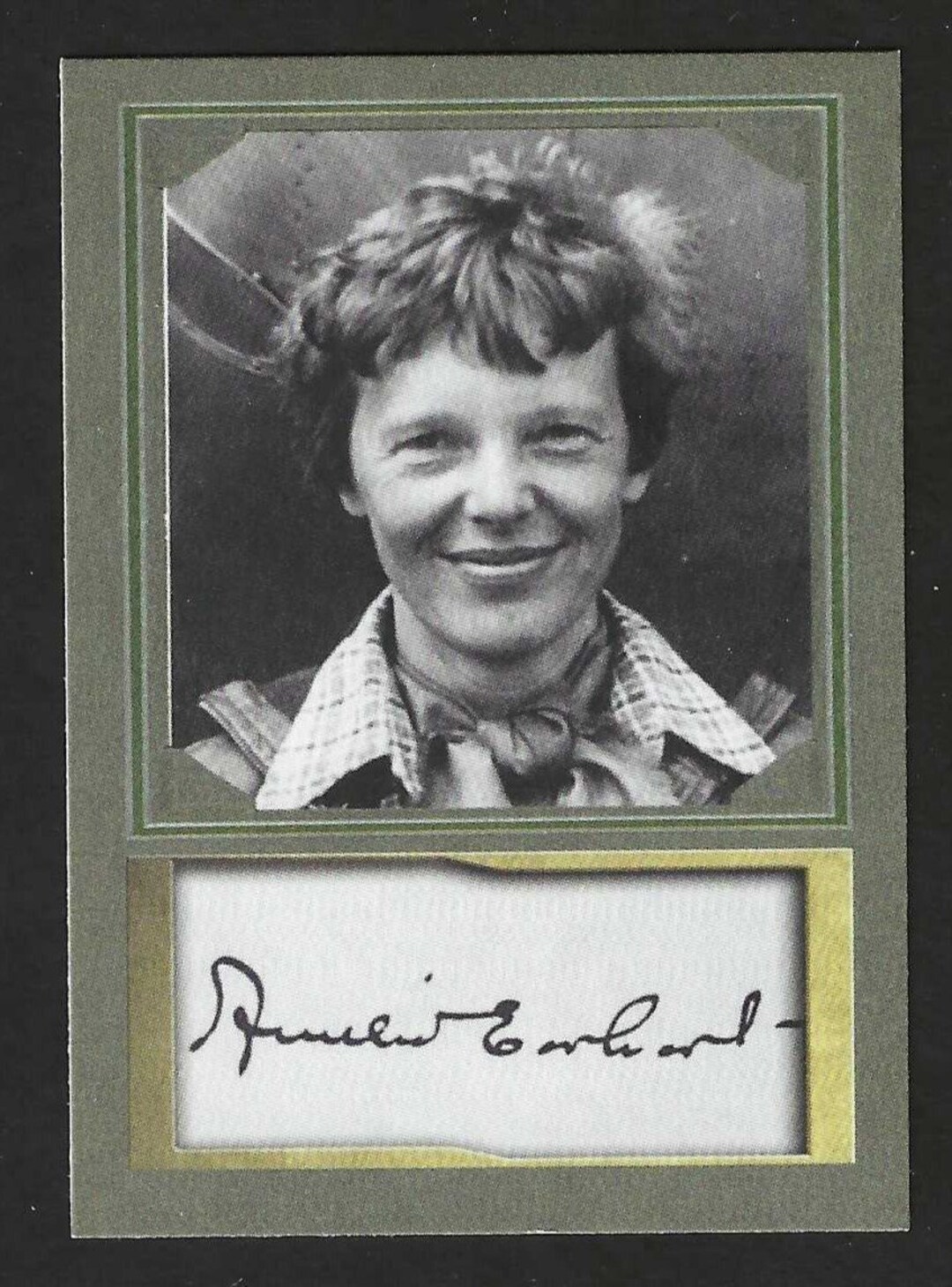 AMELIA EARHART - ACEO Facsimile Autograph Trading Card - Mint Condition ...
