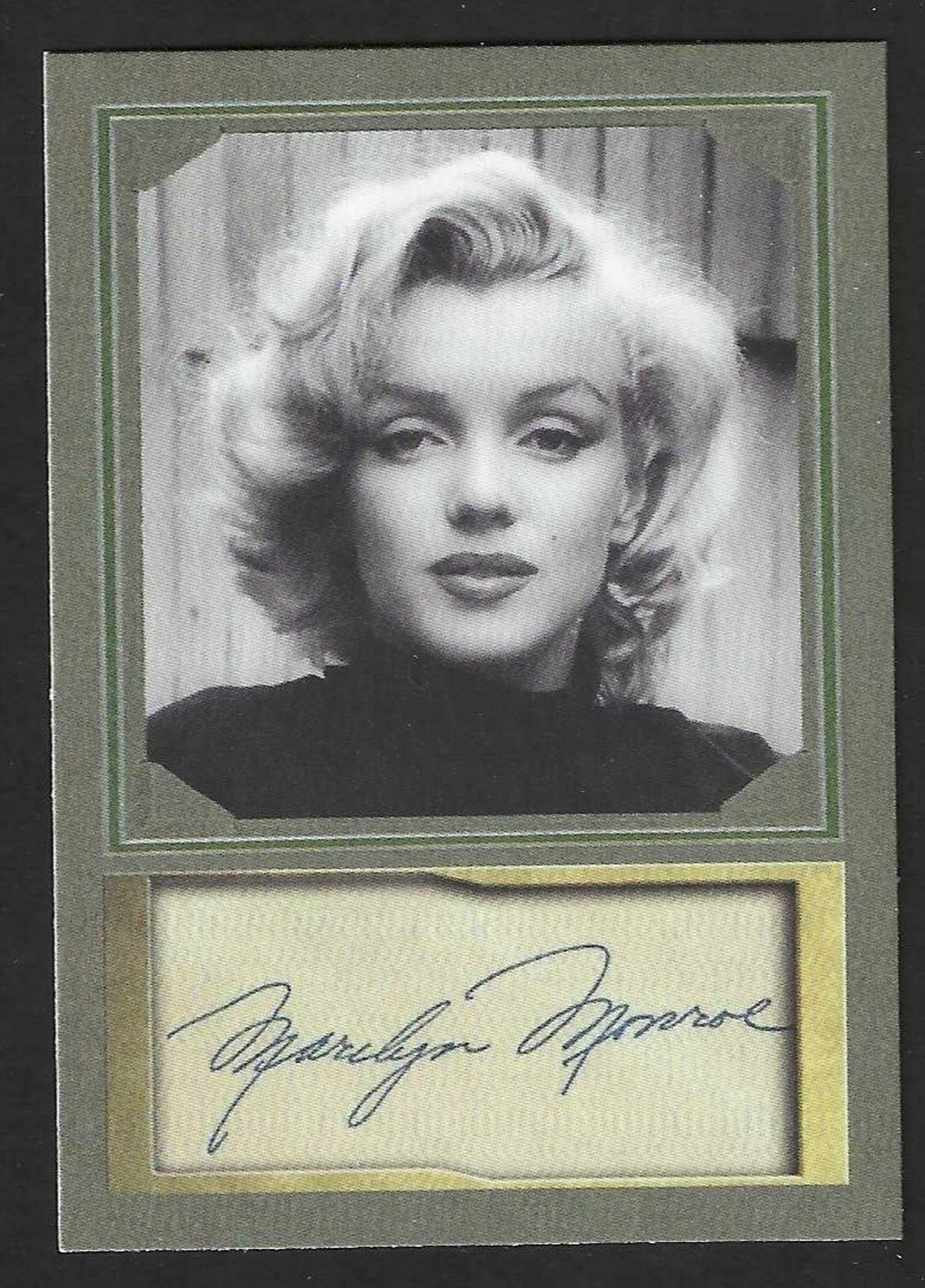 MARILYN MONROE - ACEO Facsimile Autograph Trading Card - Mint Condition ...