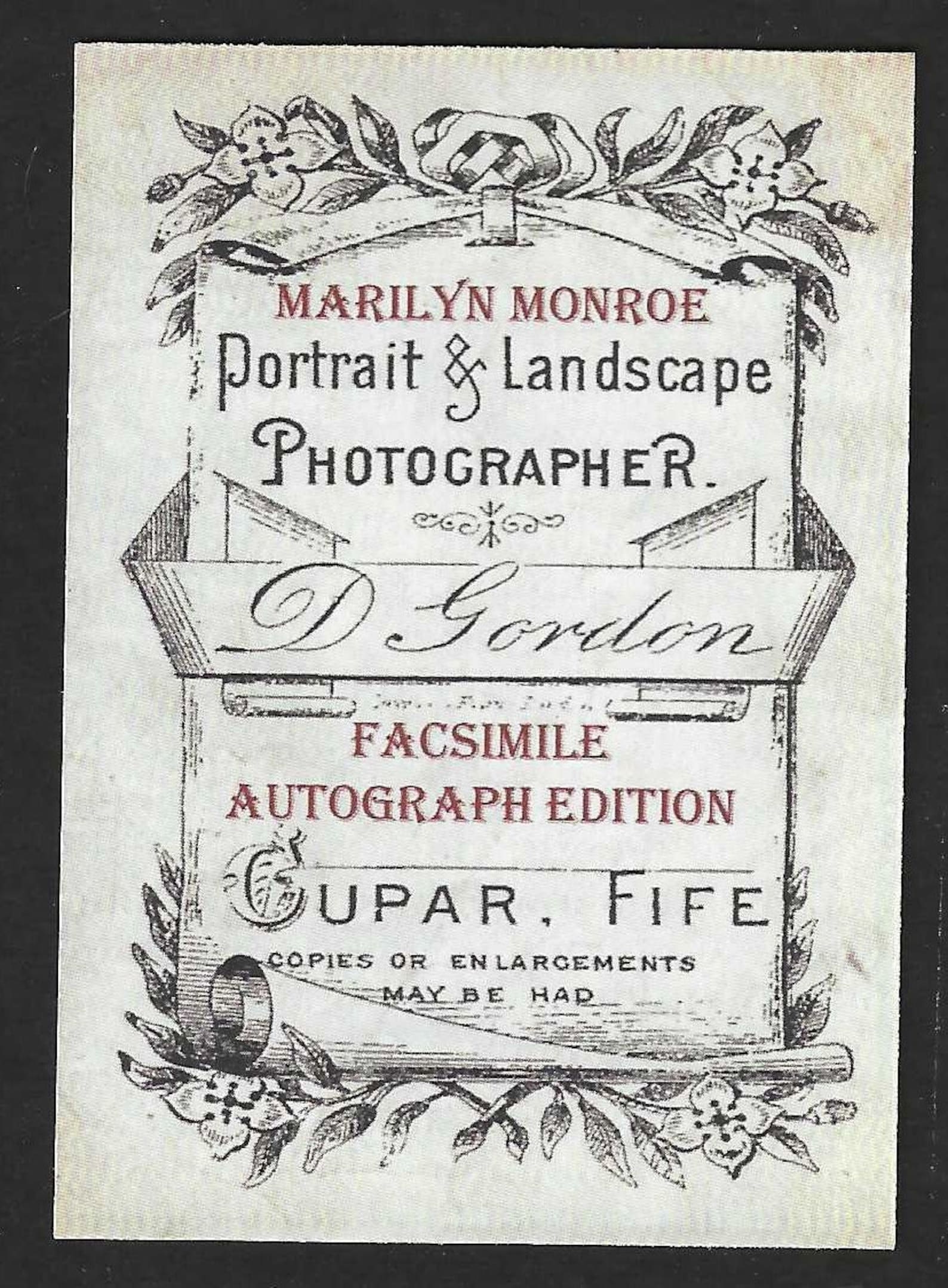 MARILYN MONROE - ACEO Facsimile Autograph Trading Card - Mint Condition ...