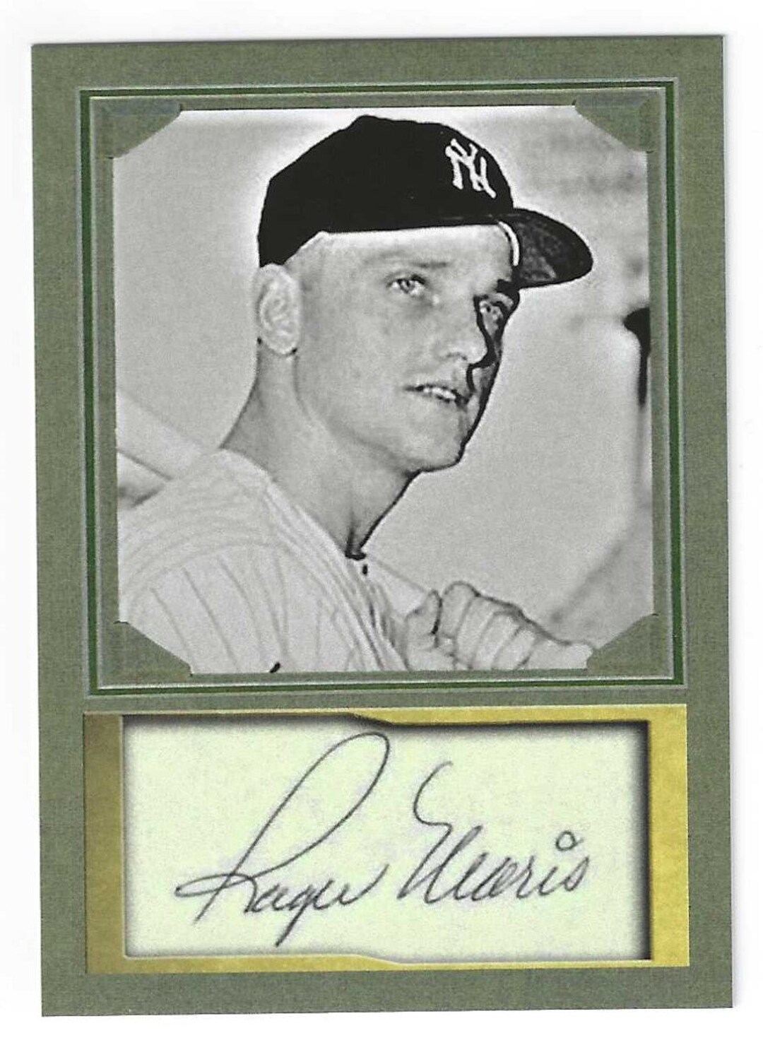 ROGER MARIS - ACEO Facsimile Autograph Trading Card - Mint Condition - Etsy