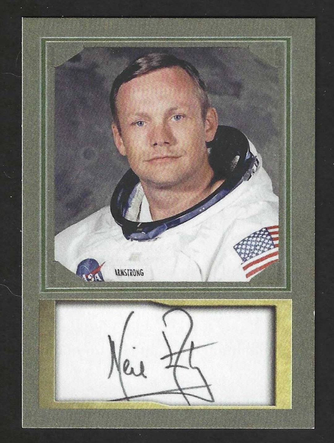 NEIL ARMSTRONG - ACEO Facsimile Autograph Trading Card - Mint Condition ...