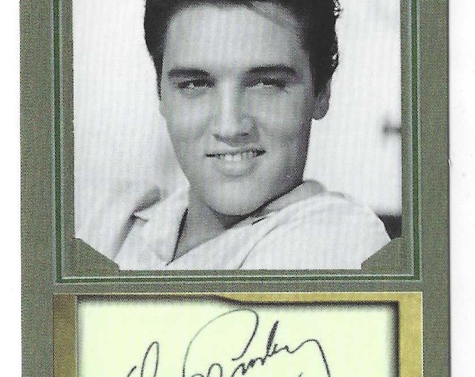 ELVIS PRESLEY - ACEO Facsimile Autograph Trading Card - Mint Condition ...